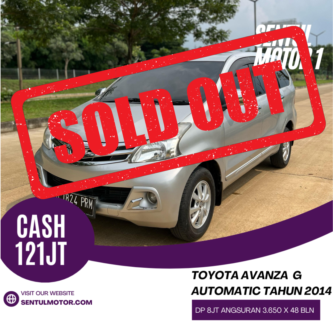 Toyota Avanza G - Sentul Motor
